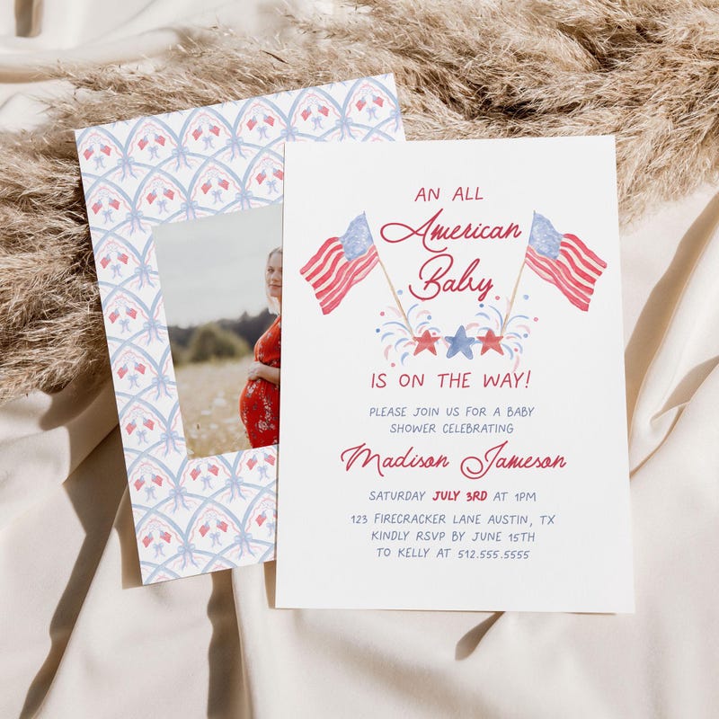 Red Baby Shower - Etsy