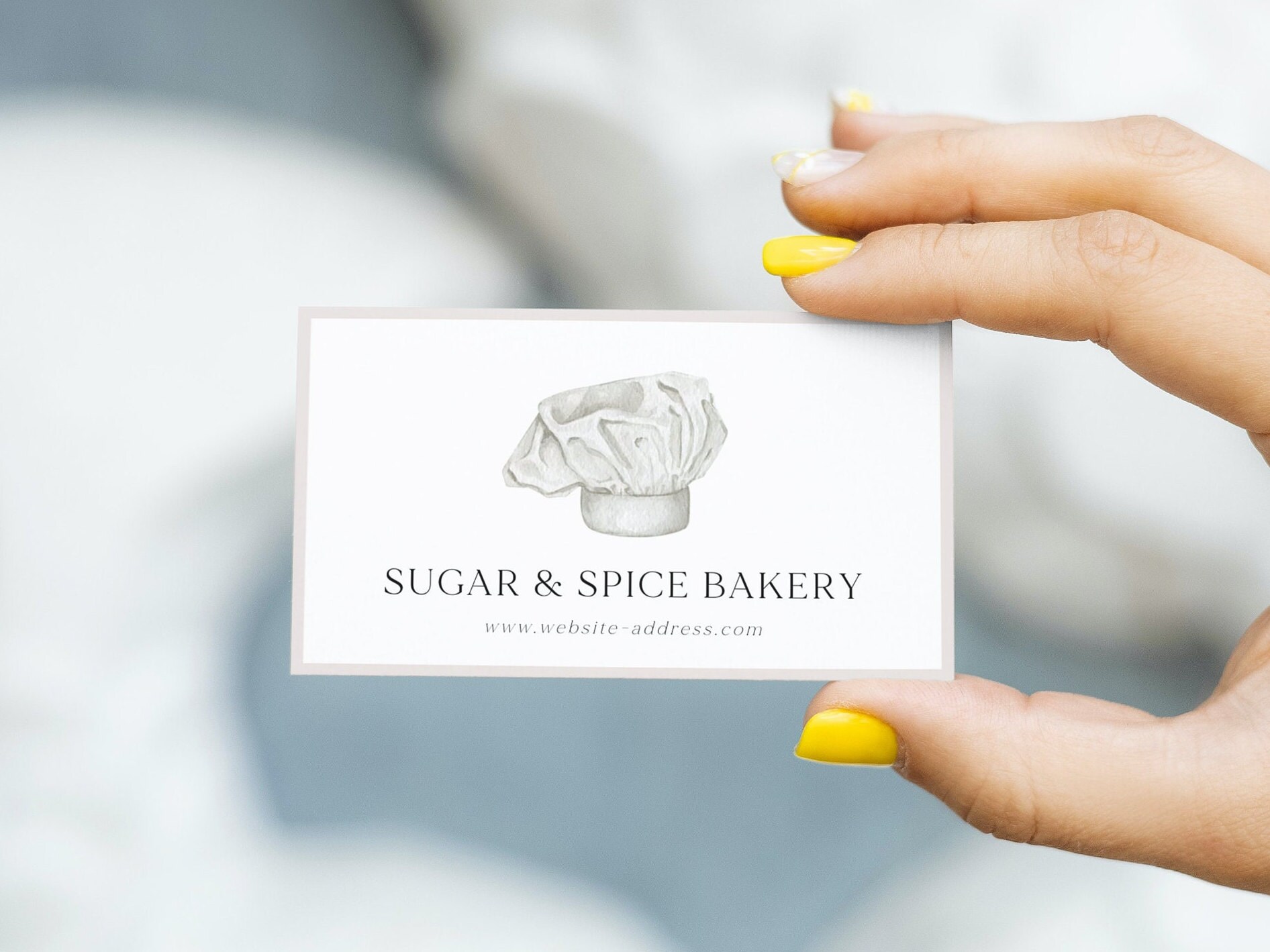 Bakery Business Card Template Baking Business Cards Catering - Etsy