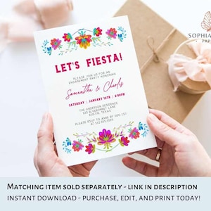 Fiesta Buffet Card Template, Fiesta Food Labels, Editable Buffet Cards ...