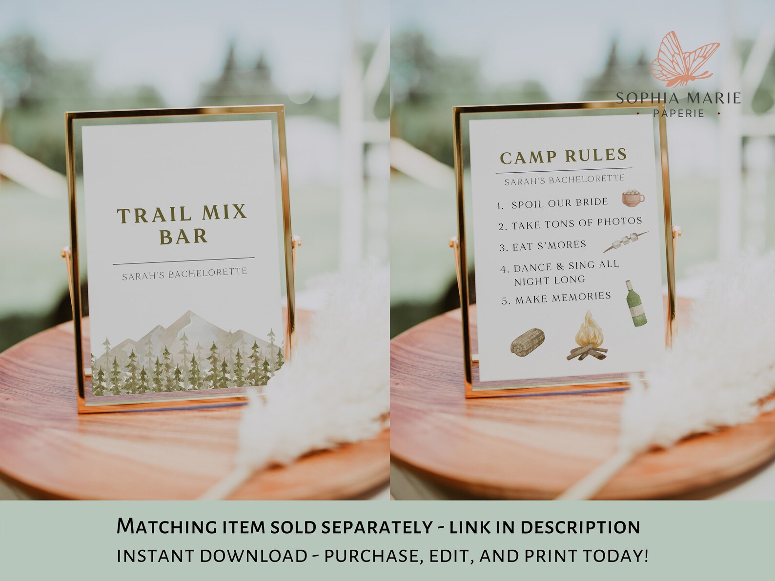 Camp Bachelorette Camp Rules Template Camp Bachelorette - Etsy