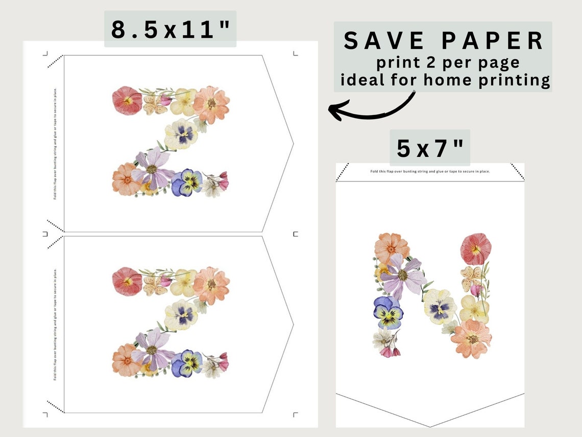 Wildflower Banner Template, Wildflower First Birthday Banner, Custom ...