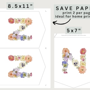 Wildflower Banner Template, Wildflower First Birthday Banner, Custom ...