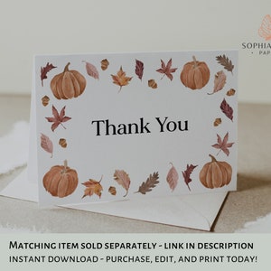 Fall Buffet Card Template, Printable Buffet Label, Pumpkin Food Label ...