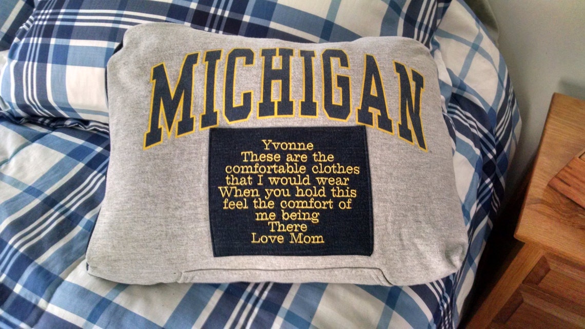 Memory Pillows From Shirts With Shirt Poem "this is a Shirt I Used to ...