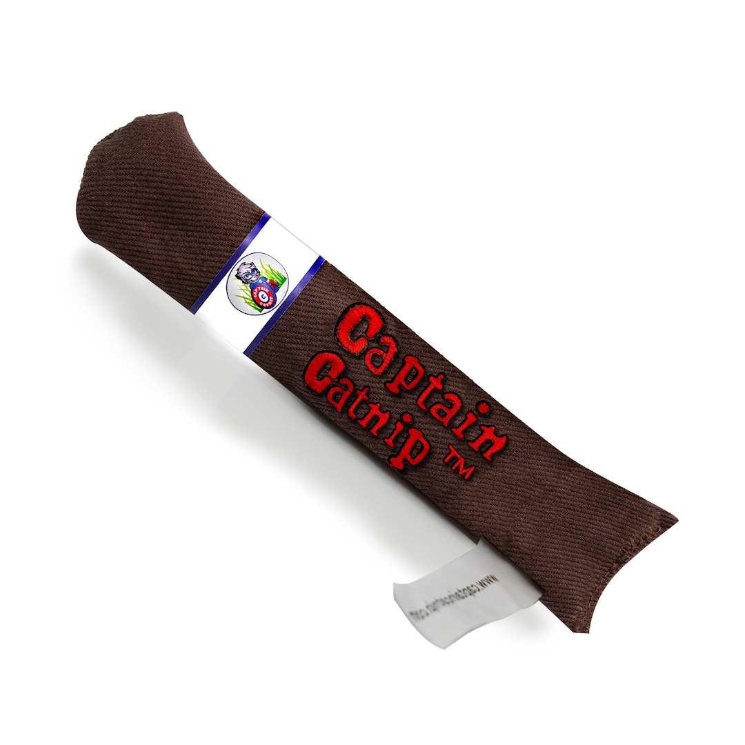 Captain Catnip Organic Cat Nip Filled Cigar Toy Cats Love It - Etsy