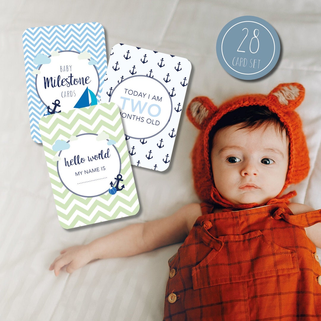Nautical Baby Milestone Cards Baby Keepsake Milestone Cards Etsy nautical-baby-milestone-cards-baby-keepsake-milestone-cards-etsy