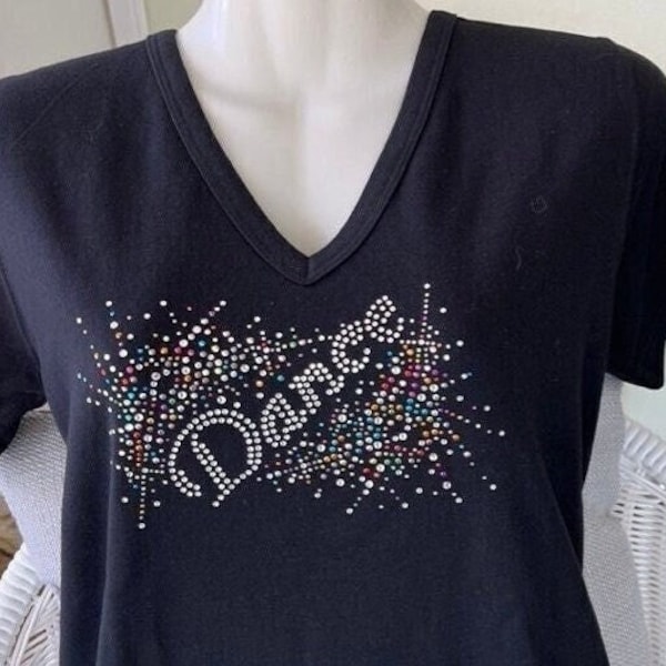 Rhinestone Shirt - Etsy