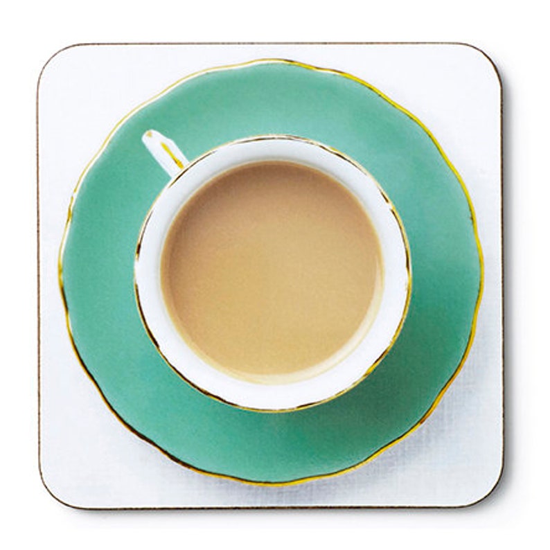 Teacup Coaster Set: Perfect Gift for Tea Lover Drinks Coaster Tea ...