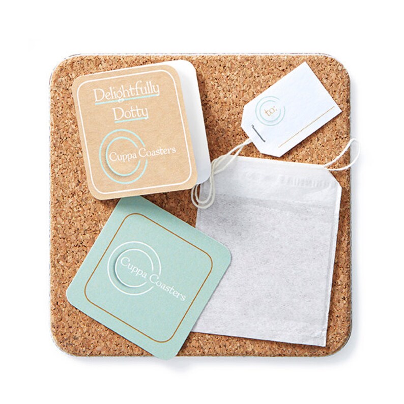 Teacup Coaster Set: Gift for Tea Lover - Drinks Coaster - Tea Coaster ...