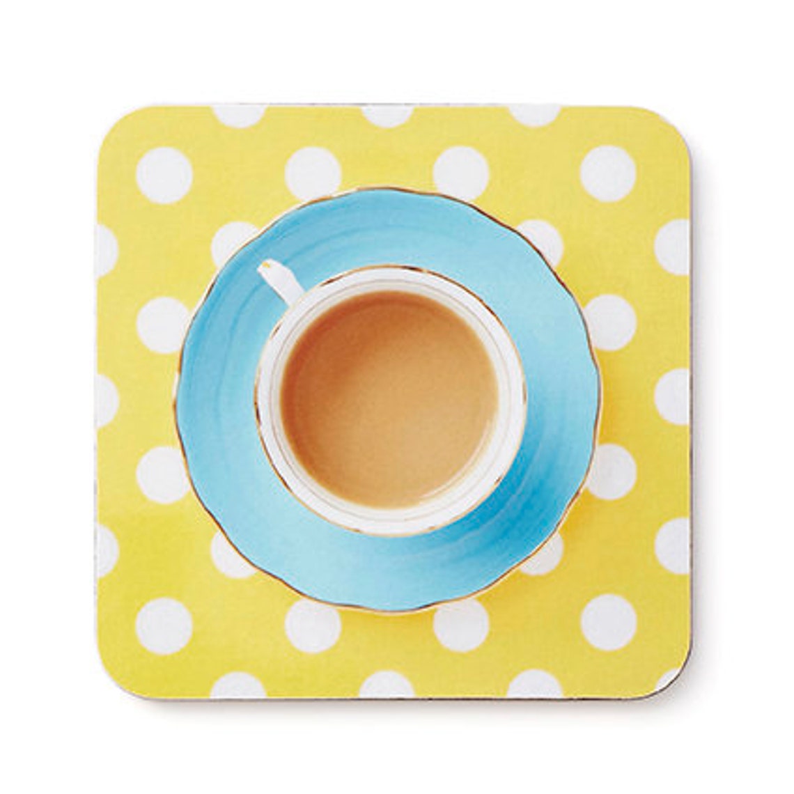 Teacup Coaster Set: Gift for Tea Lover - Drinks Coaster - Tea Coaster ...