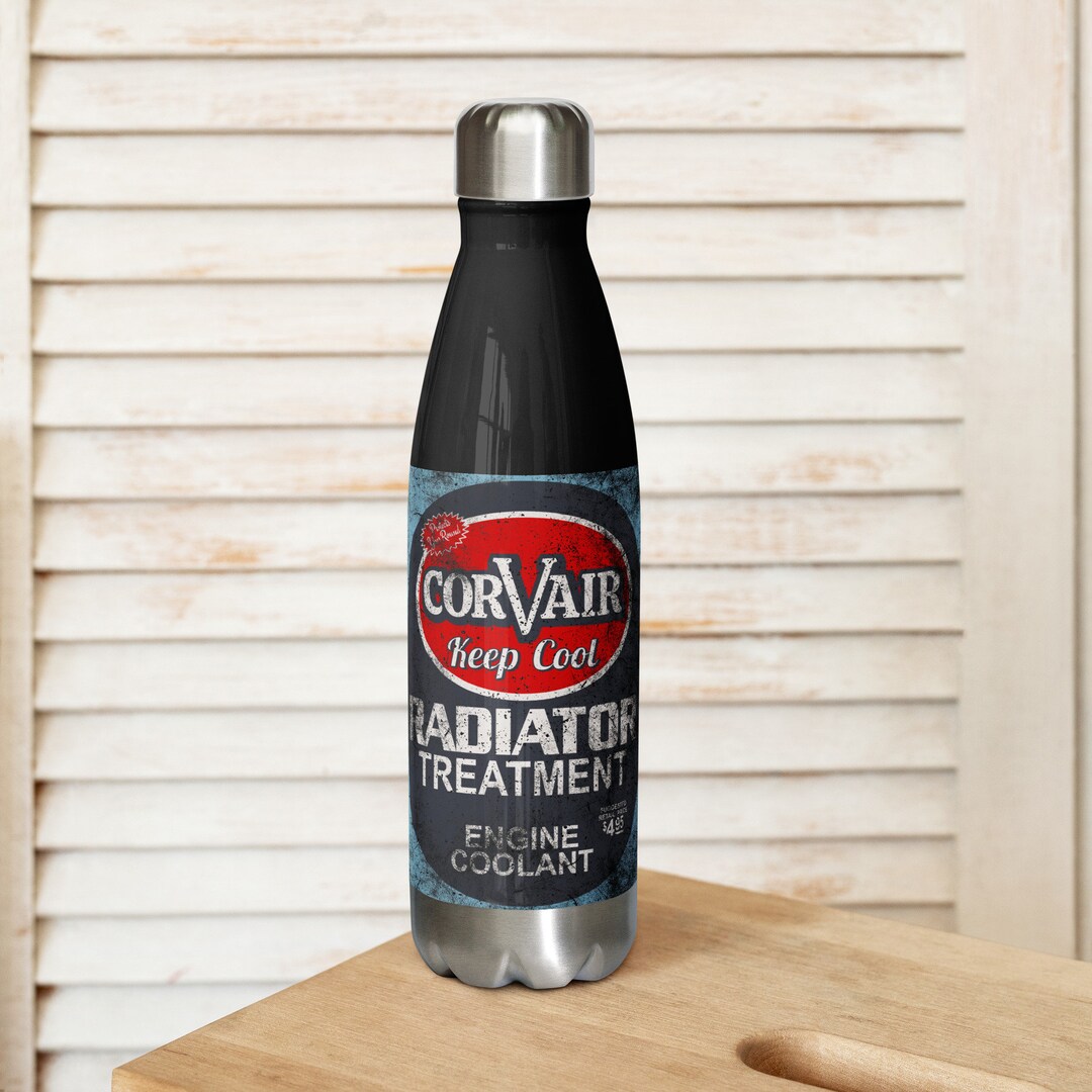 Funny Corvair Radiator Treatment Stainless Steel Water Bottle - Etsy