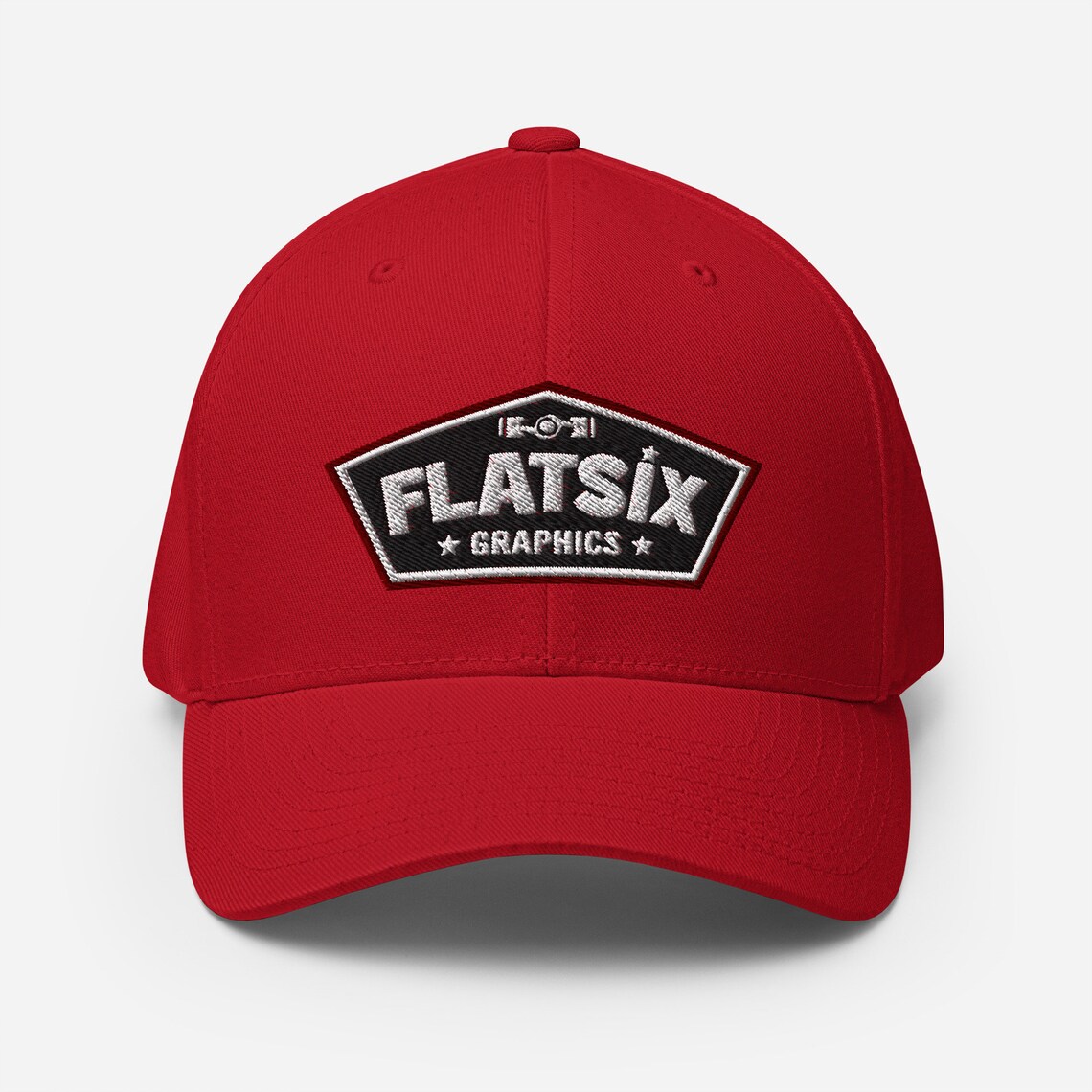 Flatsix Graphics Embroidered Flexfit Structured Twill Cap - Etsy