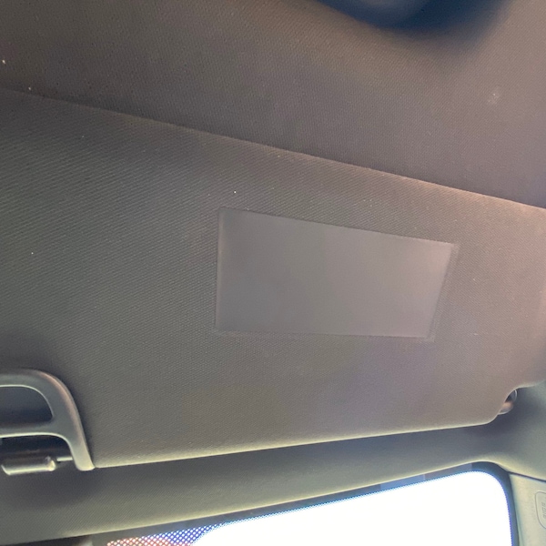 Sun Visor Warning Sticker - Etsy