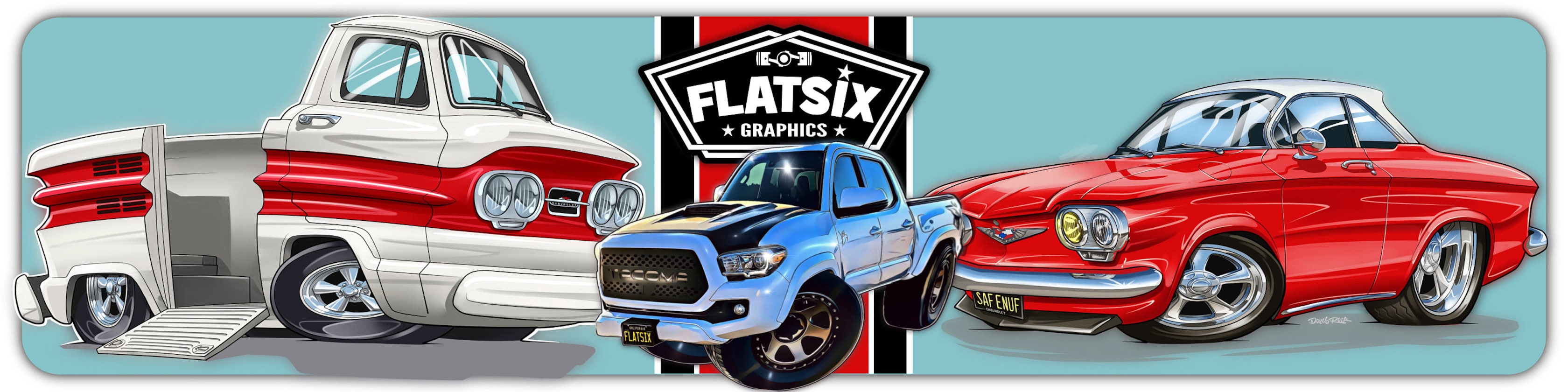 FlatSixGraphics - Etsy