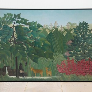 The Waterfall by Henri Rousseau| Wall Decor Art Poster| Framed Art ...