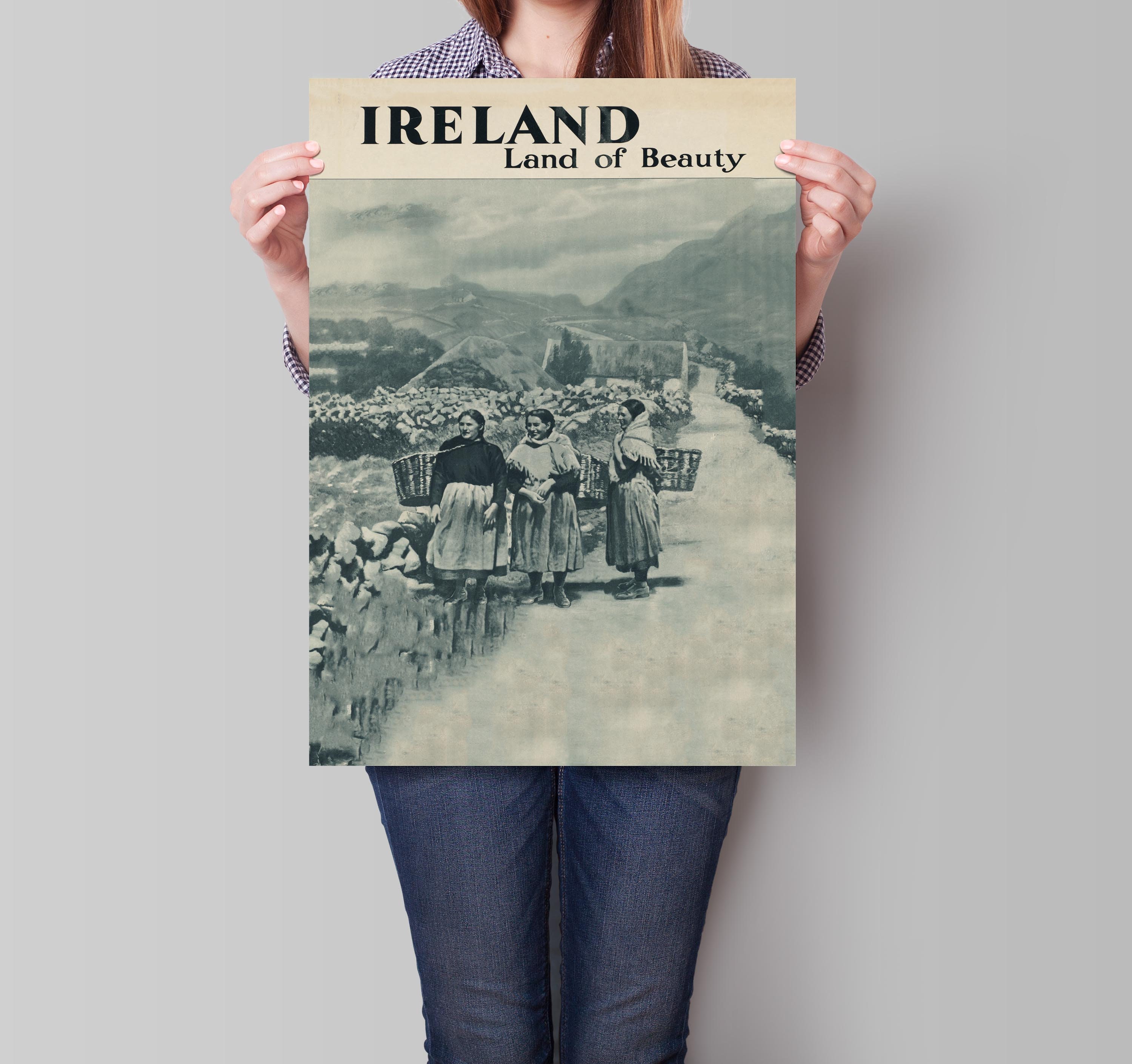 Ireland Wall Art Print Vintage Poster Art Ireland Travel | Etsy