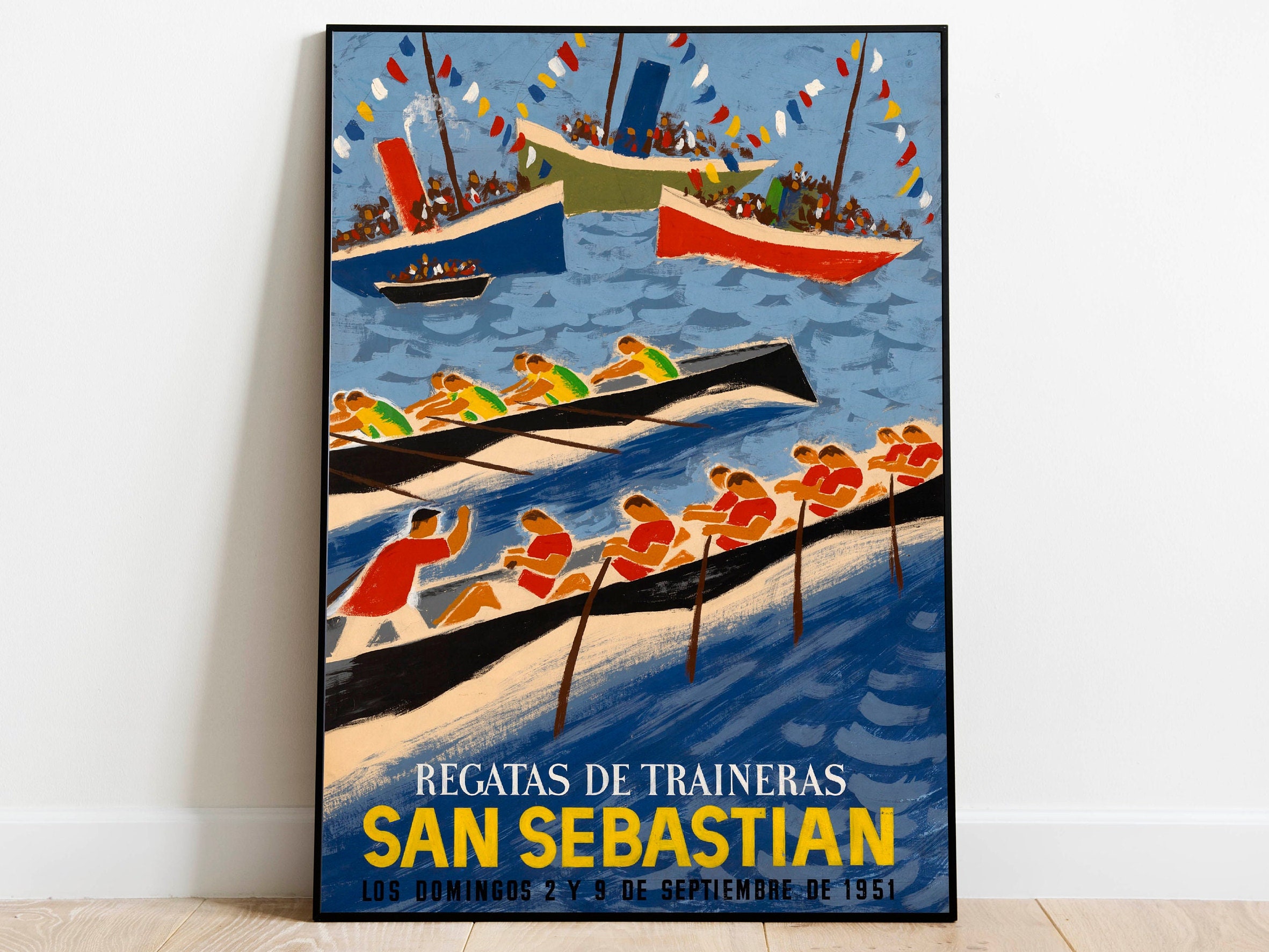 Rowing Wall Art Print Vintage Sport Prints Canvas Print Wall - Etsy