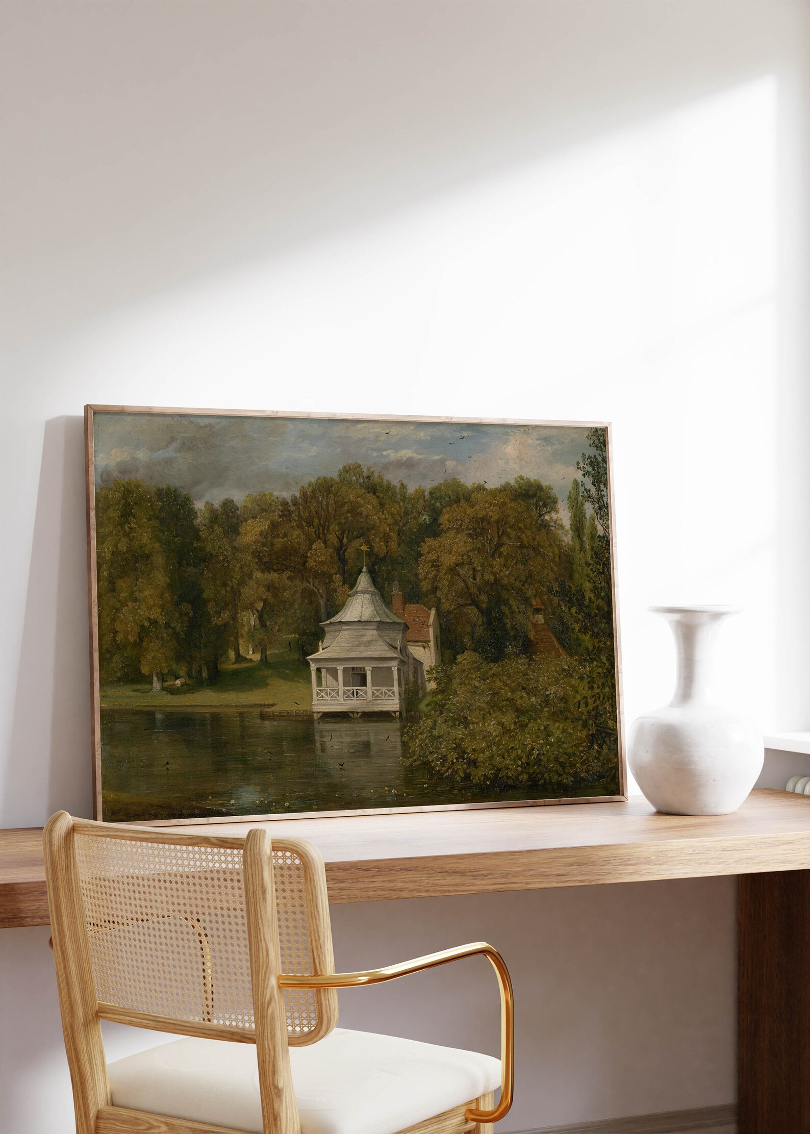 John Constable Print: Alresford Hall, English Landscape Art - Etsy