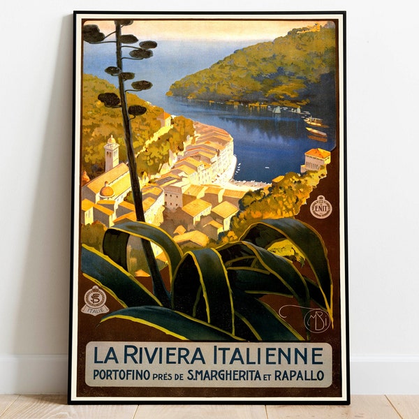 Italian Riviera Framed Art - Etsy