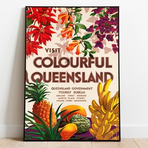 Queensland Poster Print| Gallery Wall Prints| Canvas Print Wall Art ...