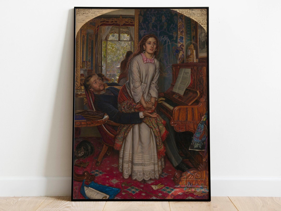 William Holman Hunt - the Awakening Conscience - Fine Art Print - Etsy