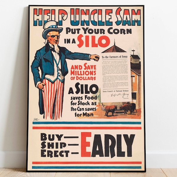 Uncle Sam Poster - Etsy