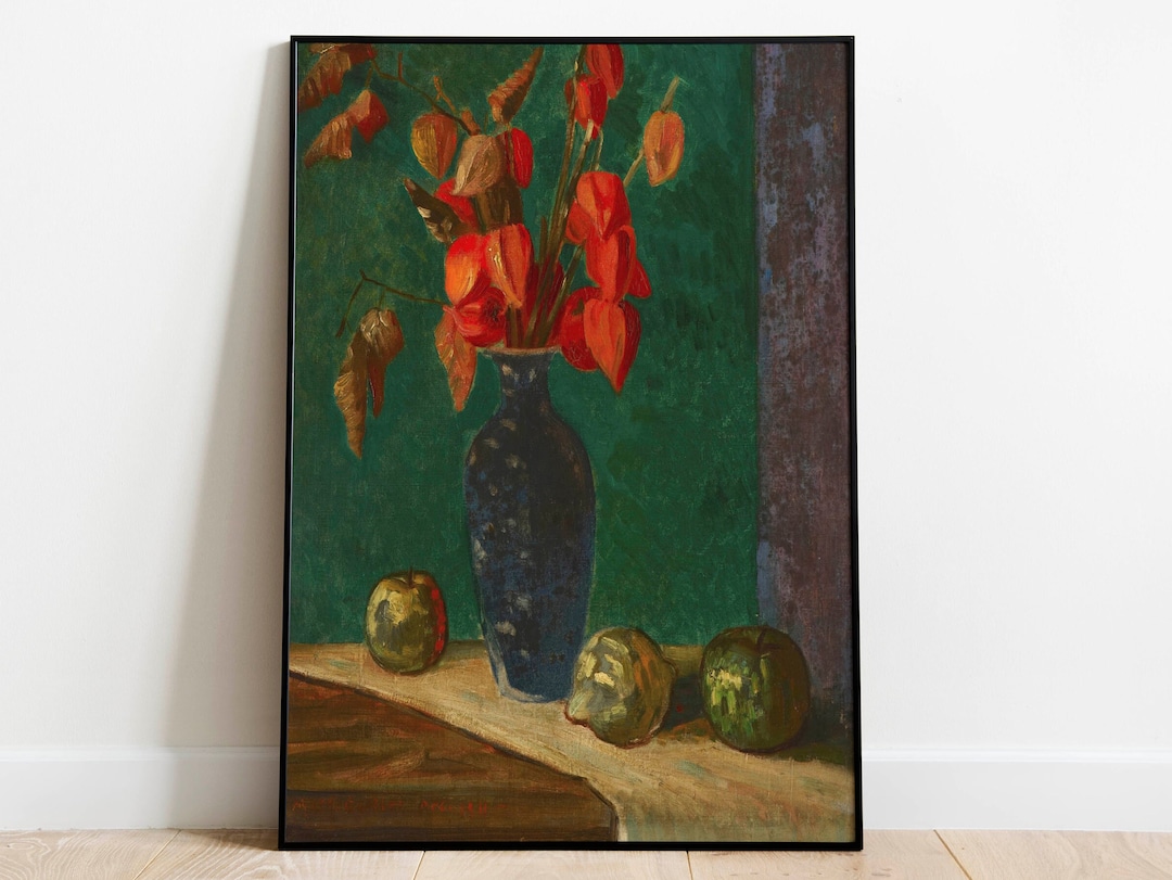 Still Life,winter Cherries by Mark Gertler| Wall Decor Art Poster ...