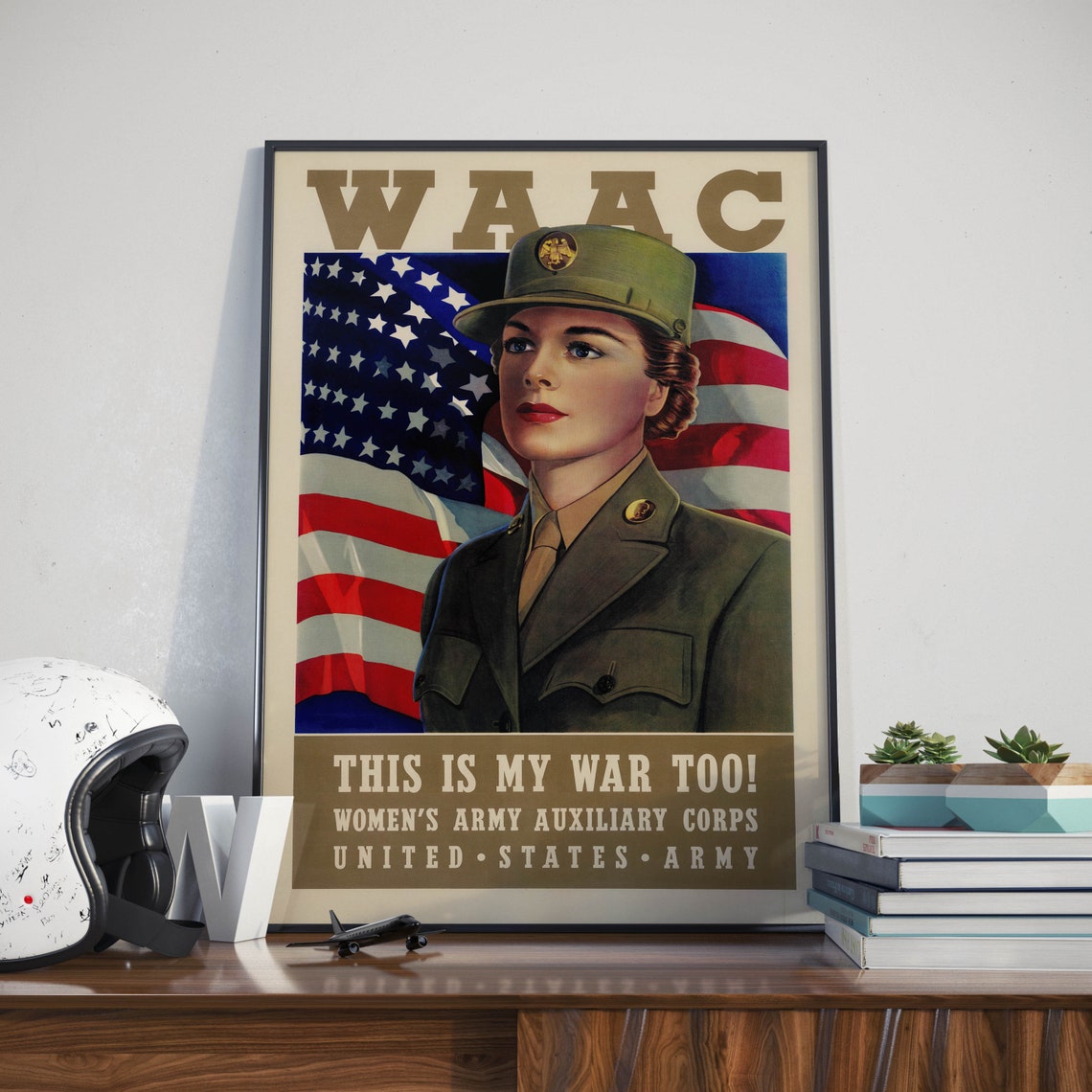 World War 2 Propaganda Poster Poster Print Framed Art | Etsy