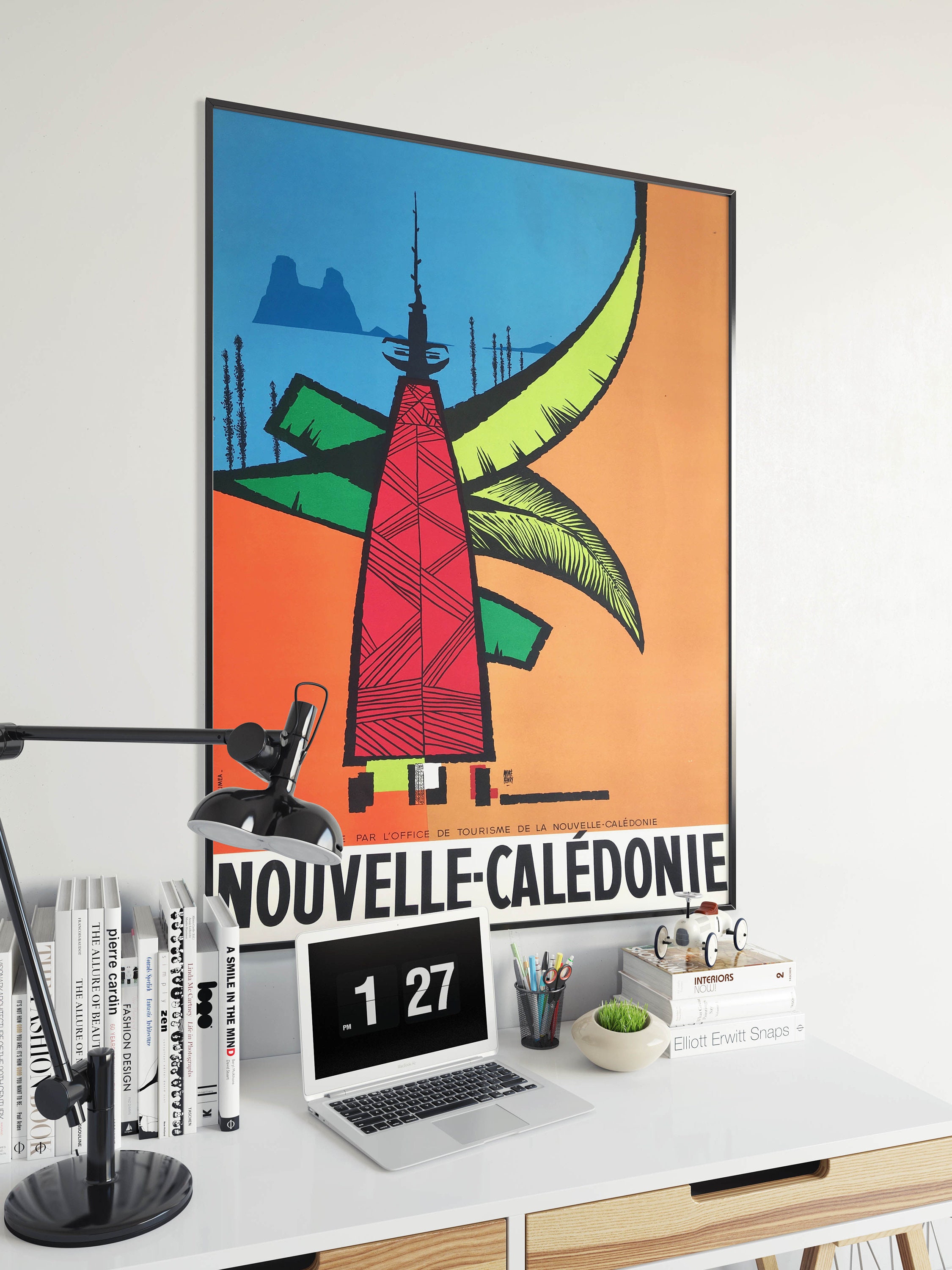 New Caledonia Travel Poster Vintage Travel Print Caledonia | Etsy