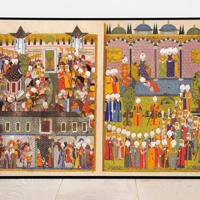 Ottoman Miniature - Etsy