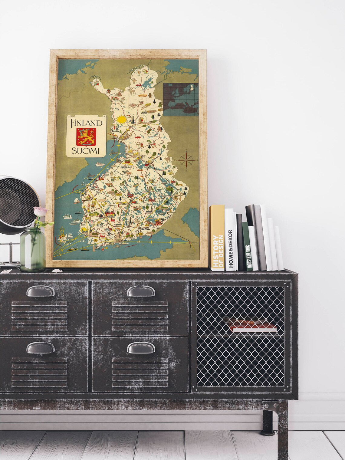 Finland Old Map Suomi Map Suomi Old Map Finland Travel - Etsy