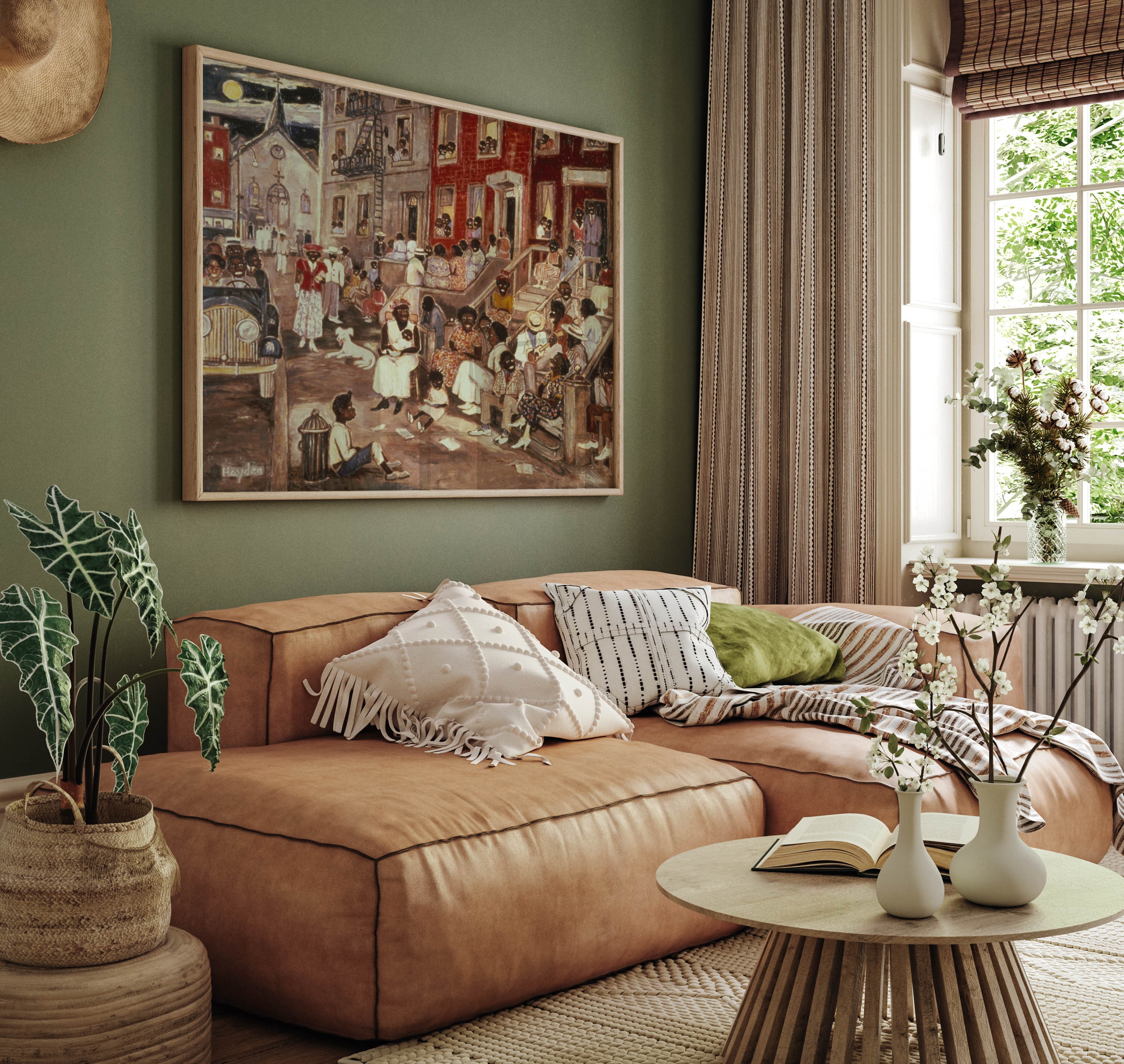 Midsummer Night in Harlem by Palmer Hayden Wall Decor Art - Etsy