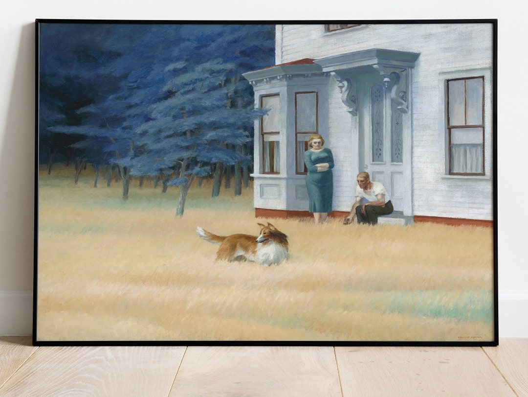 Cape Cod Evening by Edward Hopper| Wall Decor Art Poster| Framed Art ...