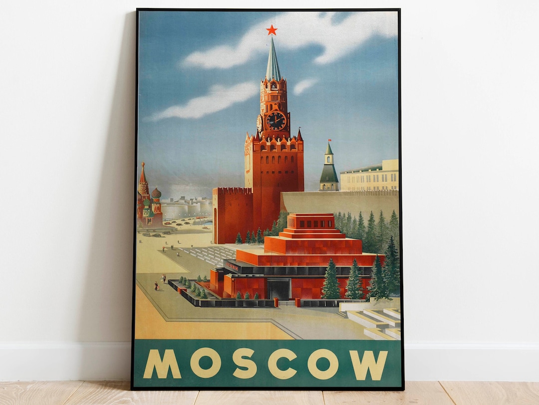 Moscow Travel Poster| Poster Print| Framed Art Prints| Russia Wall ...