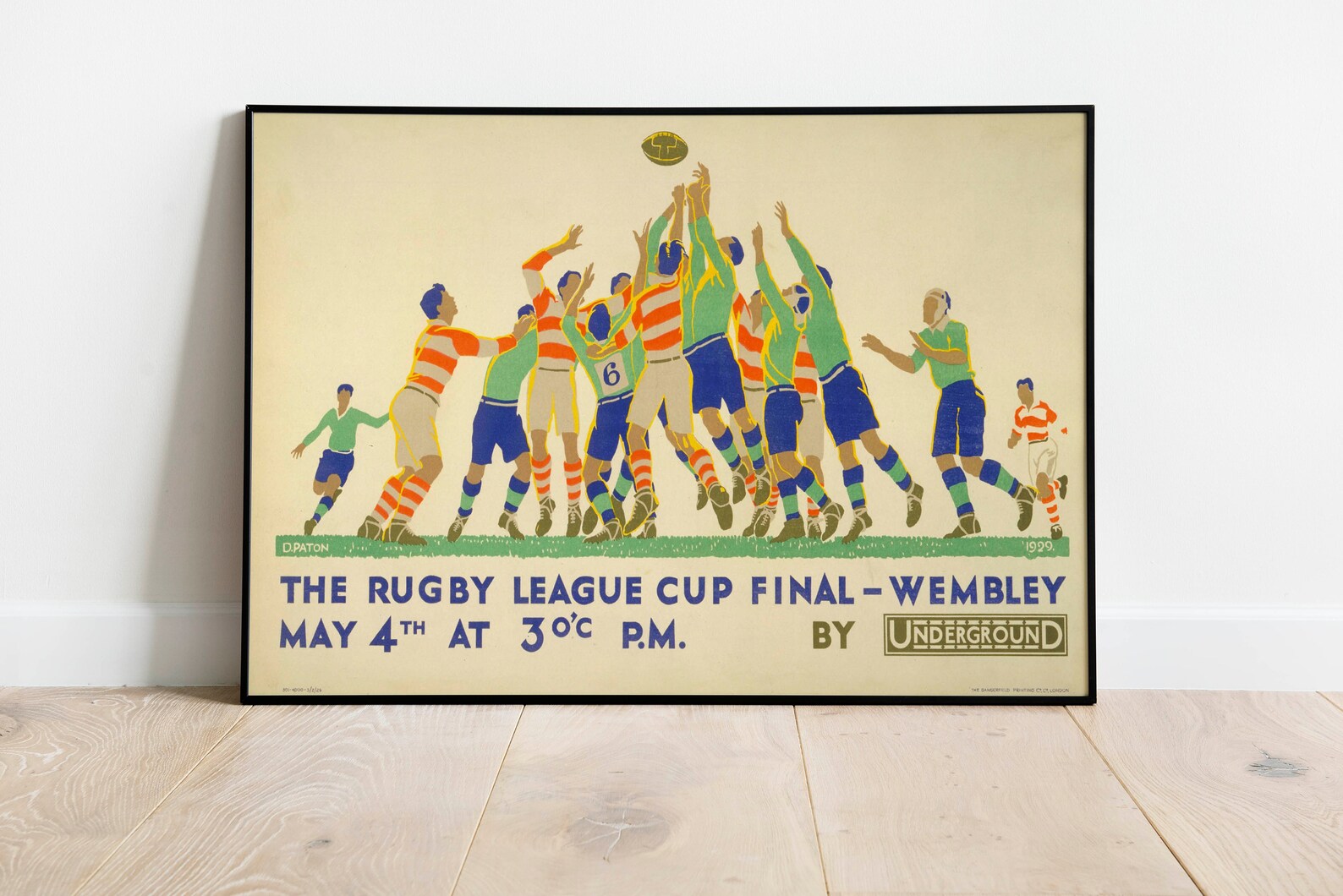 Rugby Wall Art Print Vintage Sport Prints Canvas Print Wall | Etsy