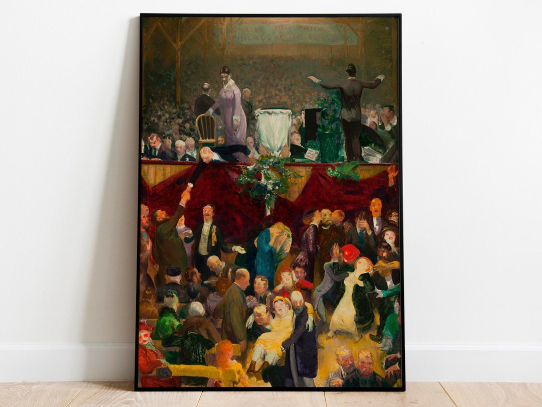The Sawdust Trail by George Bellows| Wall Decor Art Poster| Framed Art ...