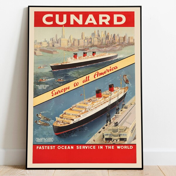 Cunard Line - Etsy