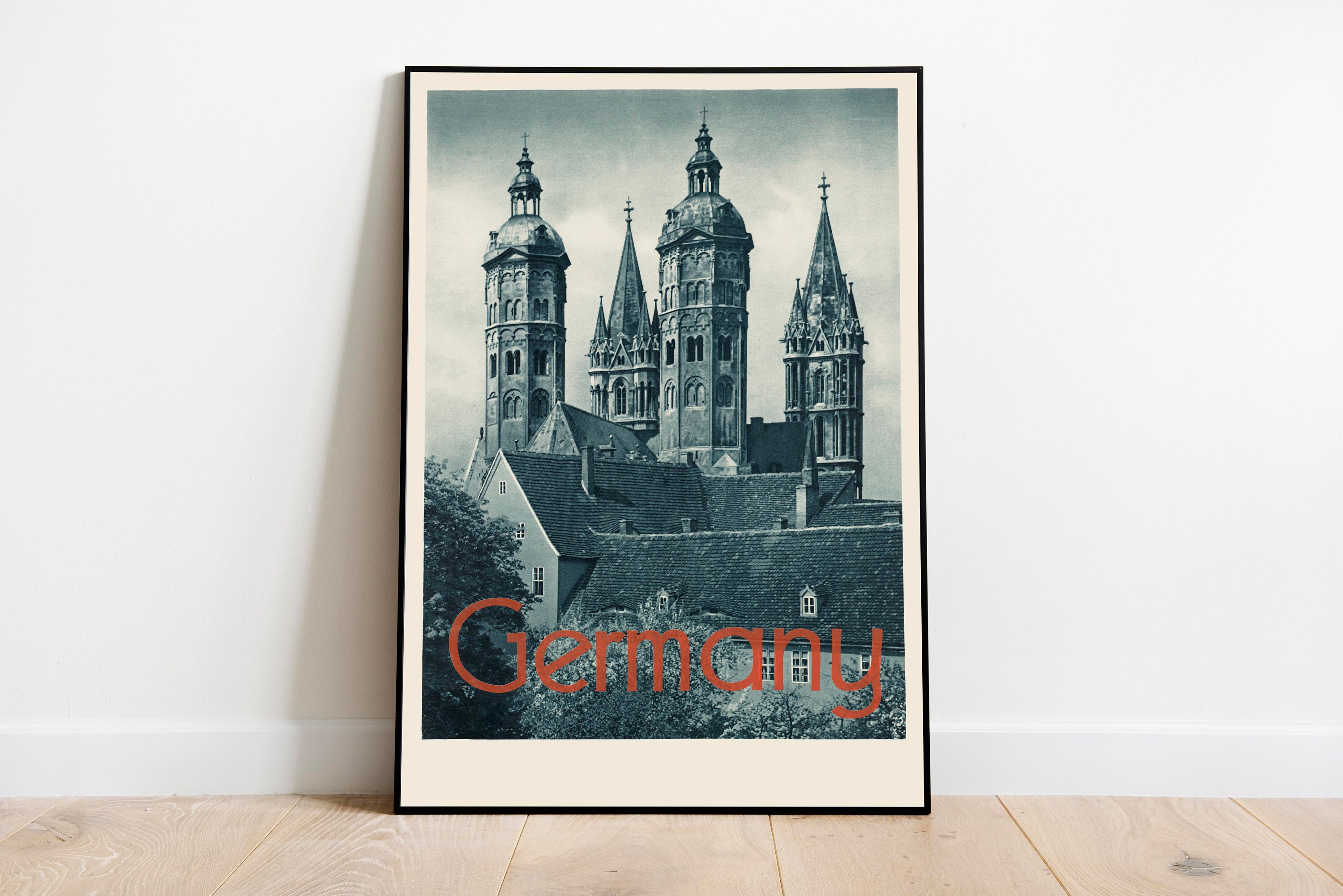 Thuringia Wall Art Print Vintage Poster Art Germany Travel | Etsy