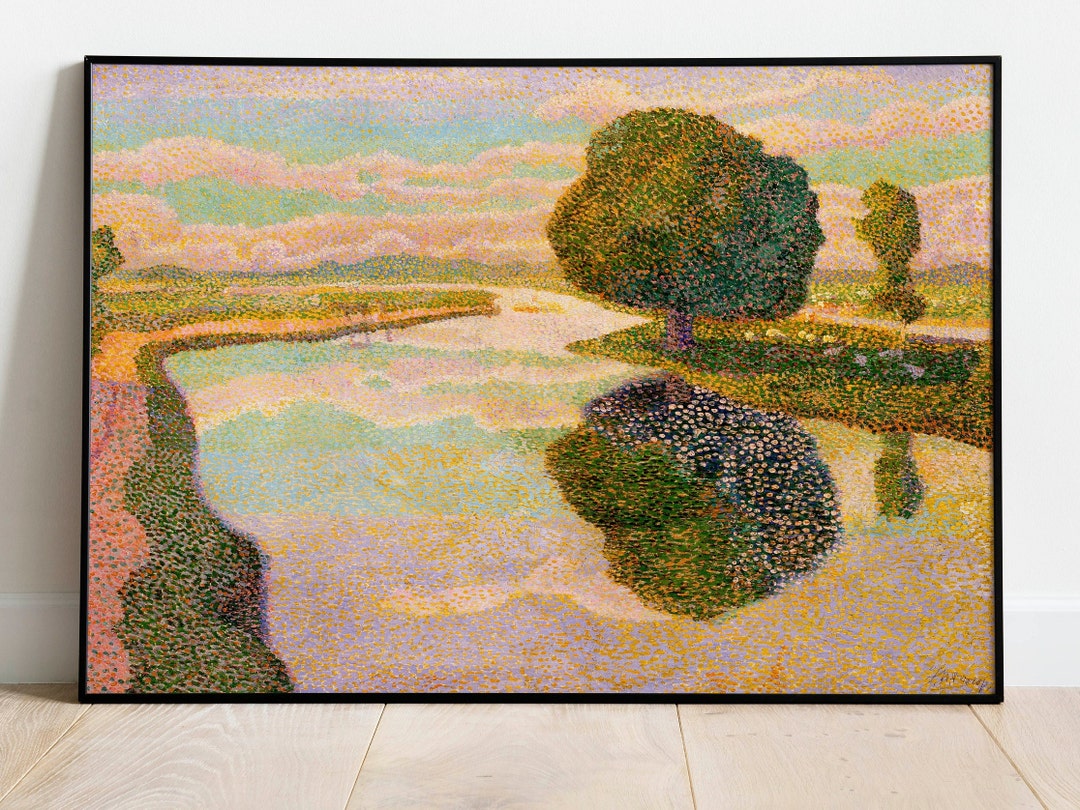 Landscape With Canal by Jan Toorop| Wall Decor Art Poster| Framed Art ...