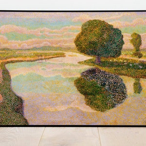 Landscape With Canal by Jan Toorop| Wall Decor Art Poster| Framed Art ...