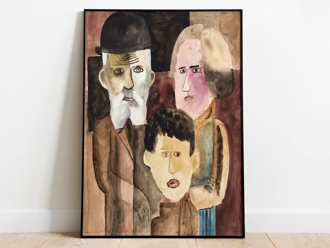 Lasar Segall Familia| Wall Decor Art Poster| Framed Art Print| Art ...
