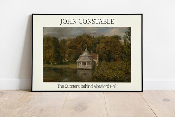 John Constable the Quarters Behind Alresford Hall Wall Decor | Etsy