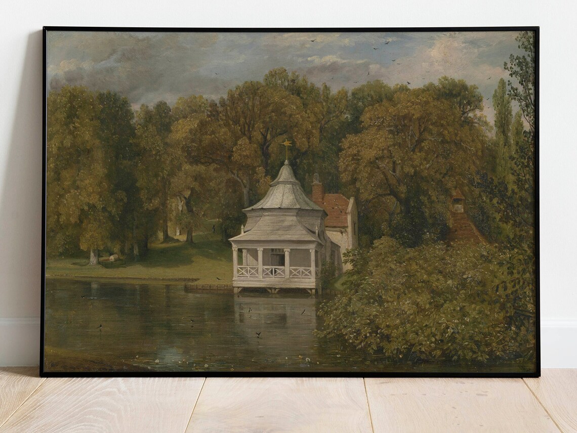 John Constable Print: Alresford Hall, English Landscape Art - Etsy