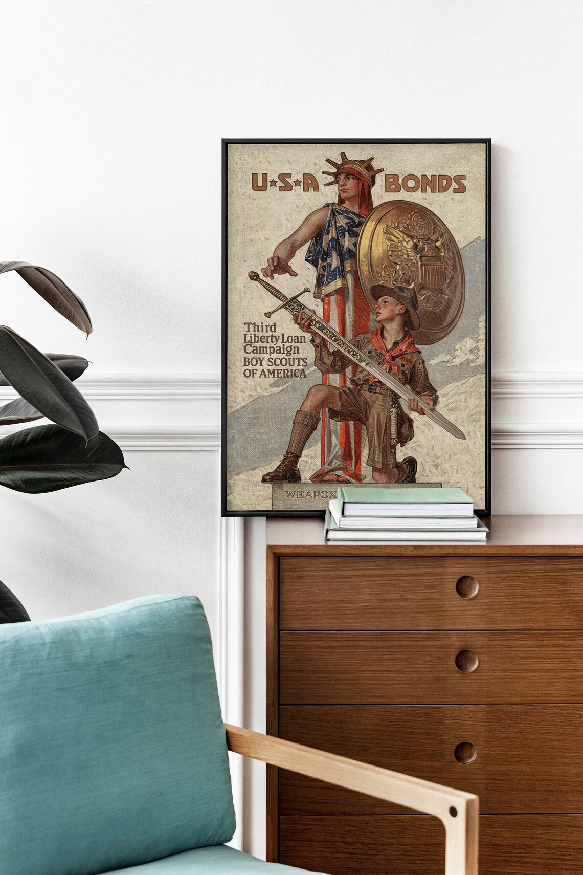 WWII Propaganda Poster: Third Liberty Loan, Boy Scouts of America - Etsy