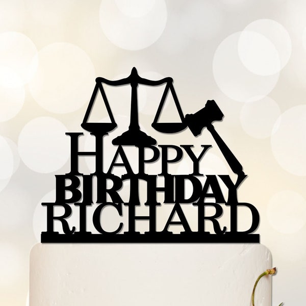 Lawyer Cake Topper - Etsy