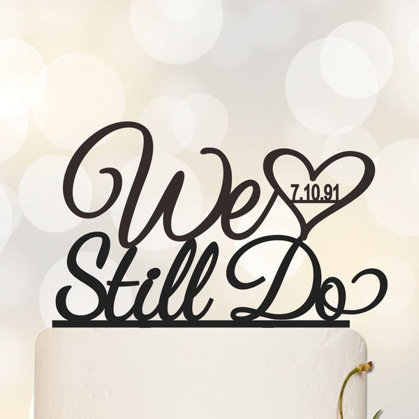 Cake Topper We Do - Etsy