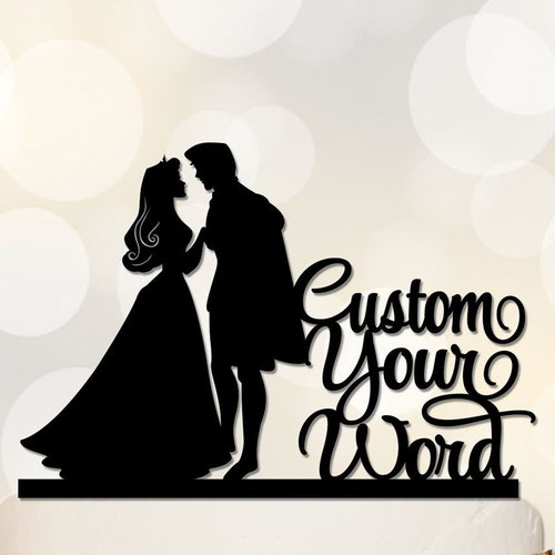 Sleeping Beauty and Prince Cake Topperwedding Cake Topper - Etsy