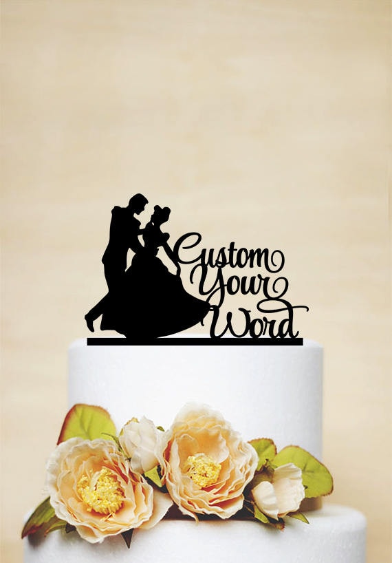 Topper per torte Happily Ever After Cenerentola cake topper Custom cake ...