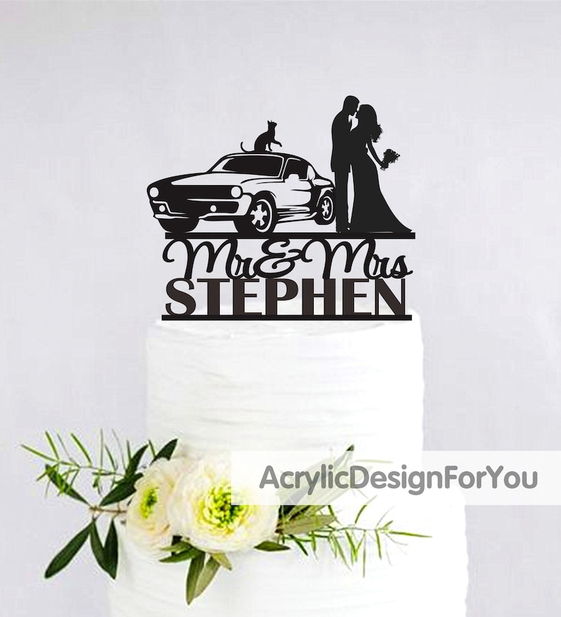 Muscle Car Wedding Cake Topper Classic Automotive Car Cake - Etsy