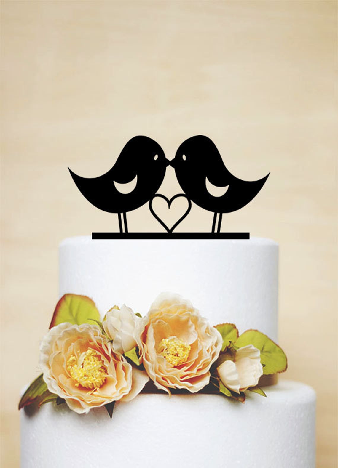 Love Bird Topperwedding Cake Topperwedding Decoracrylic | Etsy